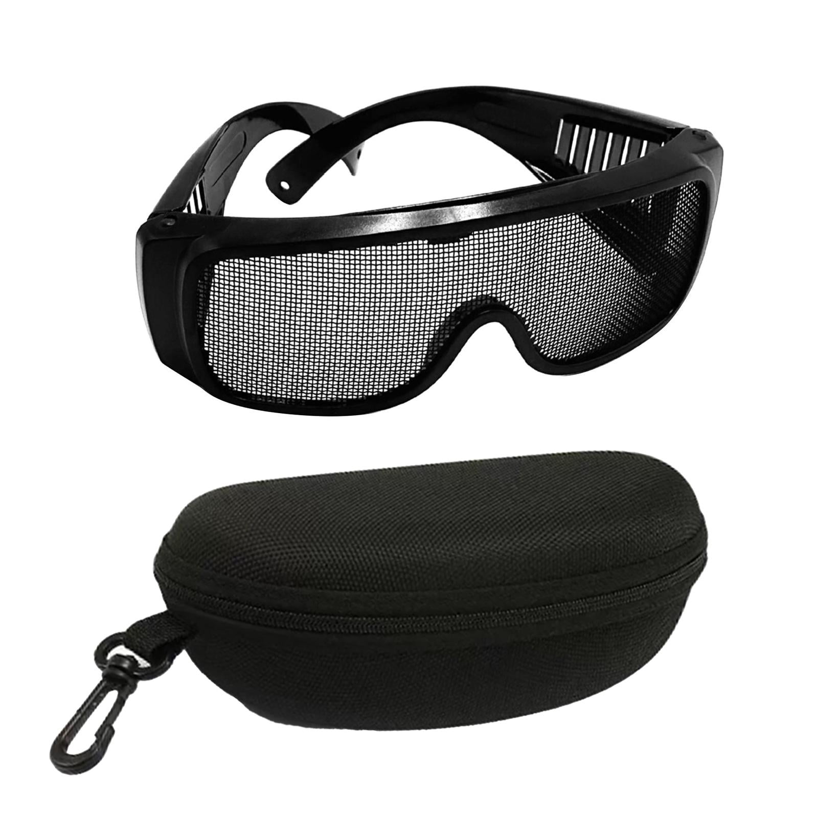 Dualoai Safety Glasses Metal Mesh Safety Goggles for Grass Cutting ...