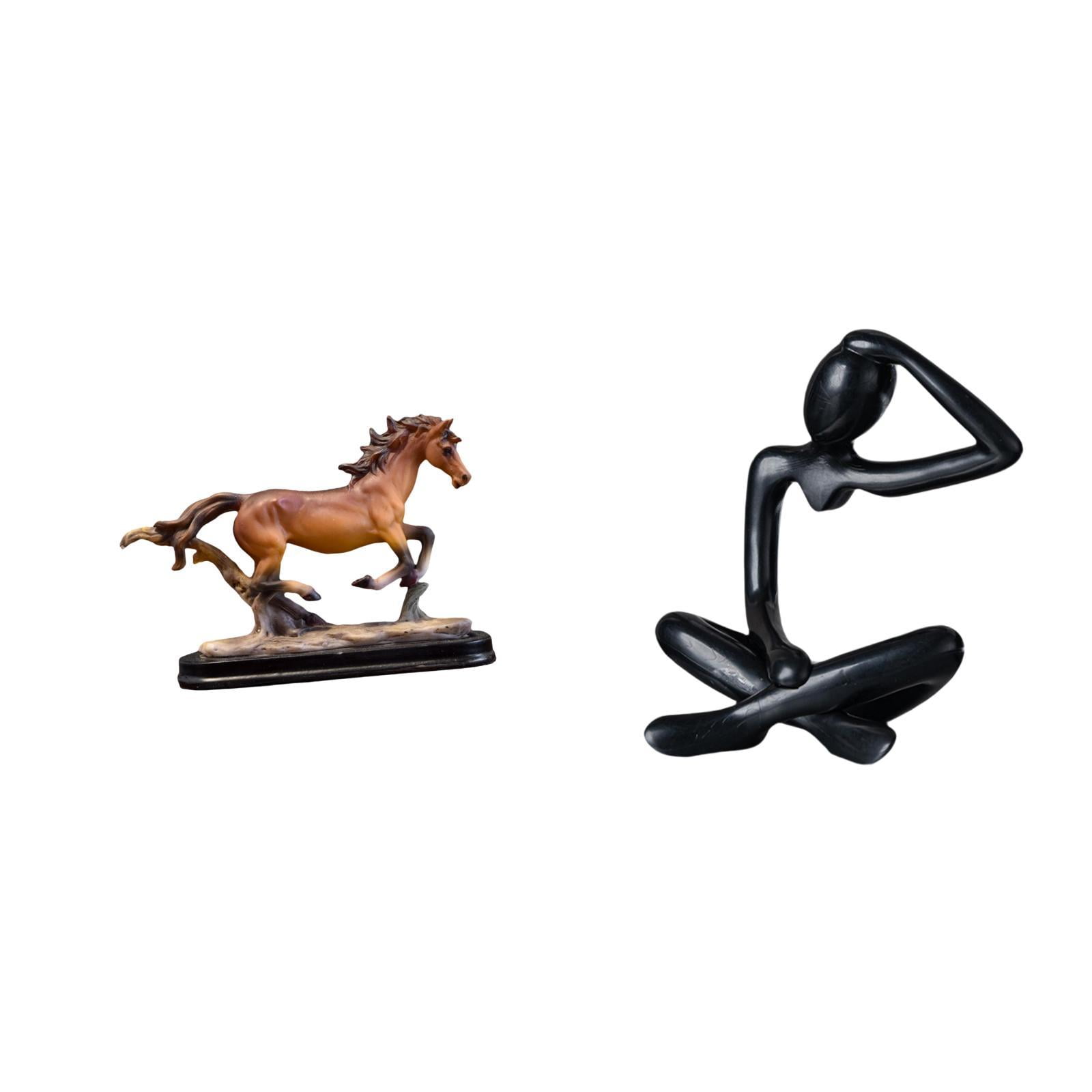 Dualoai Sculpture Figurine Artwork Collectible Ornament Statue for Desk ...