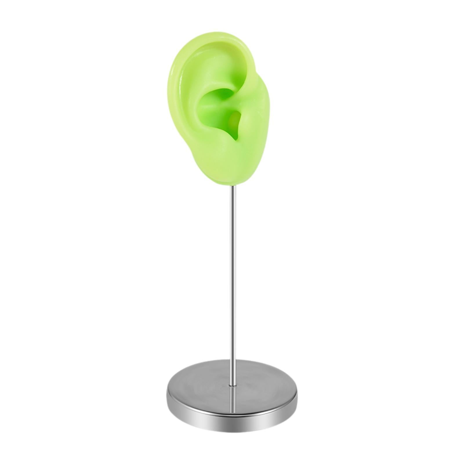 Dualoai Silicone Ear Model Earring Display Stand Ear Body Part ...