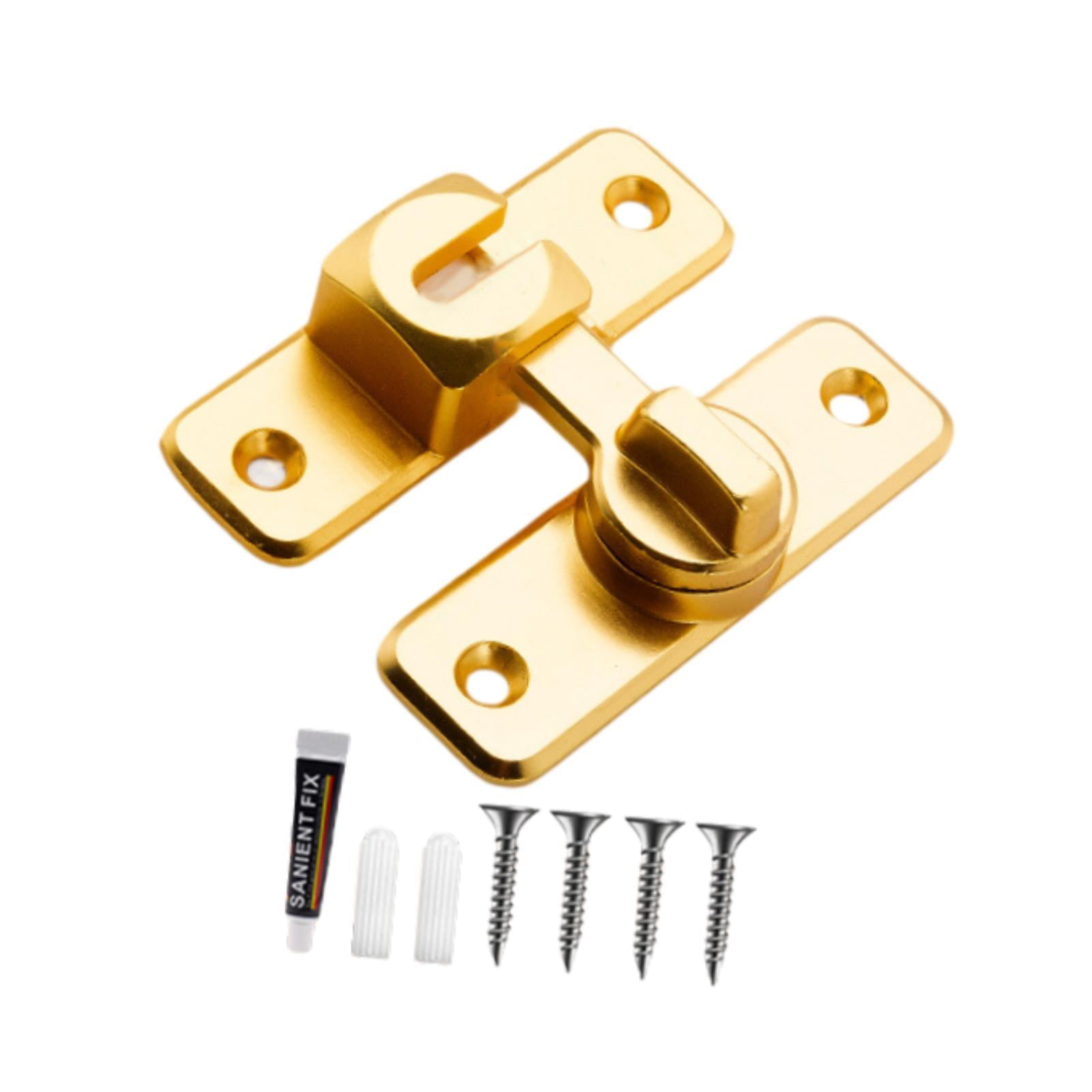 Dualoai Sliding Door Lock Hardware with Screws Universal Door Latch ...