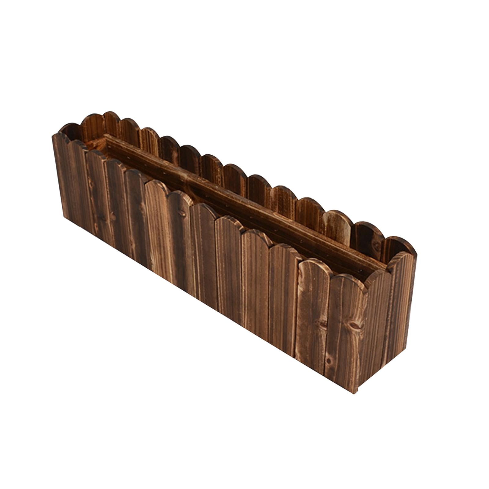 Dualoai Solid Pot Outdoor Rectangular Vegetable Planting Box Bucket for ...