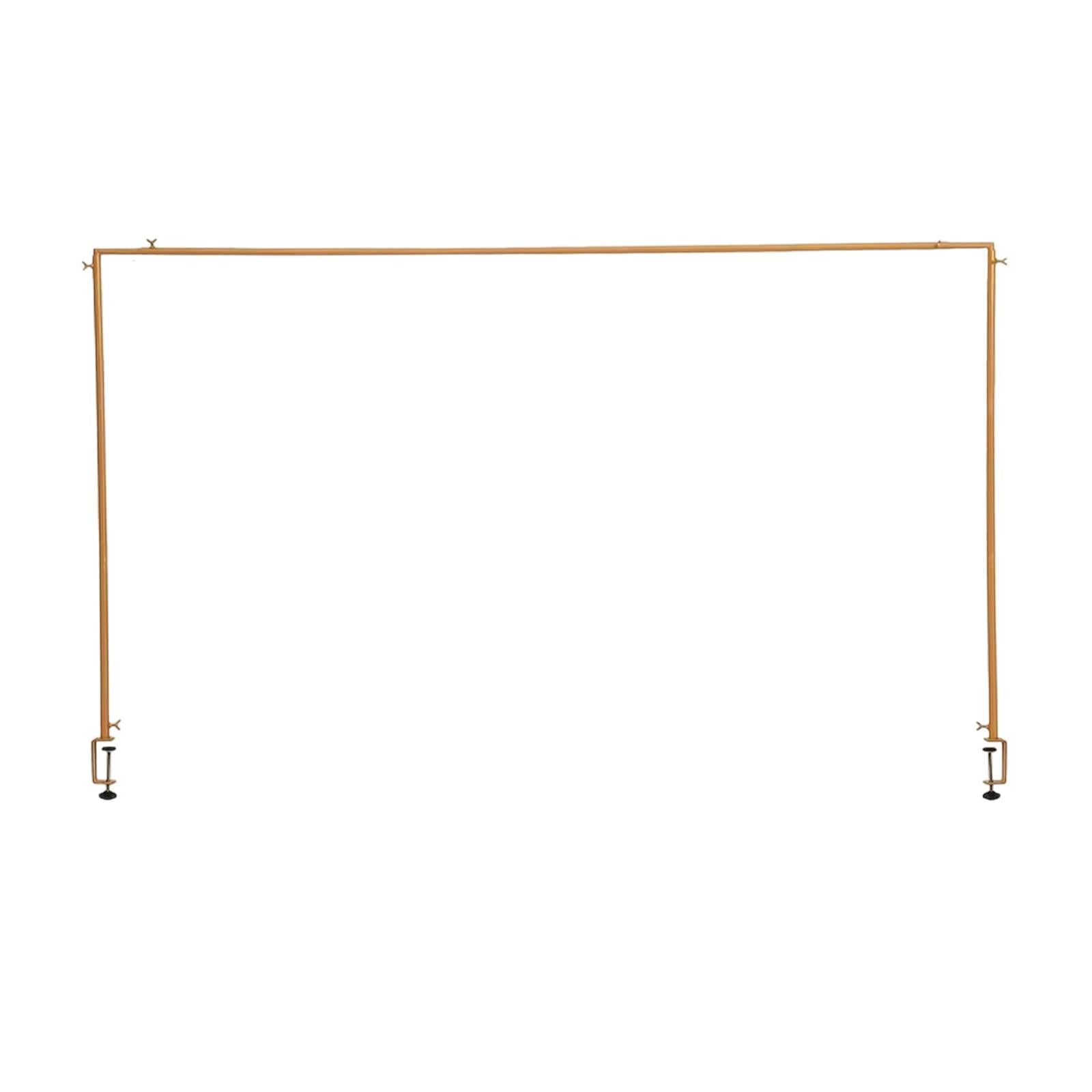 Dualoai over The Table Rod Stand Iron Decorative Table Top Arch Frame ...