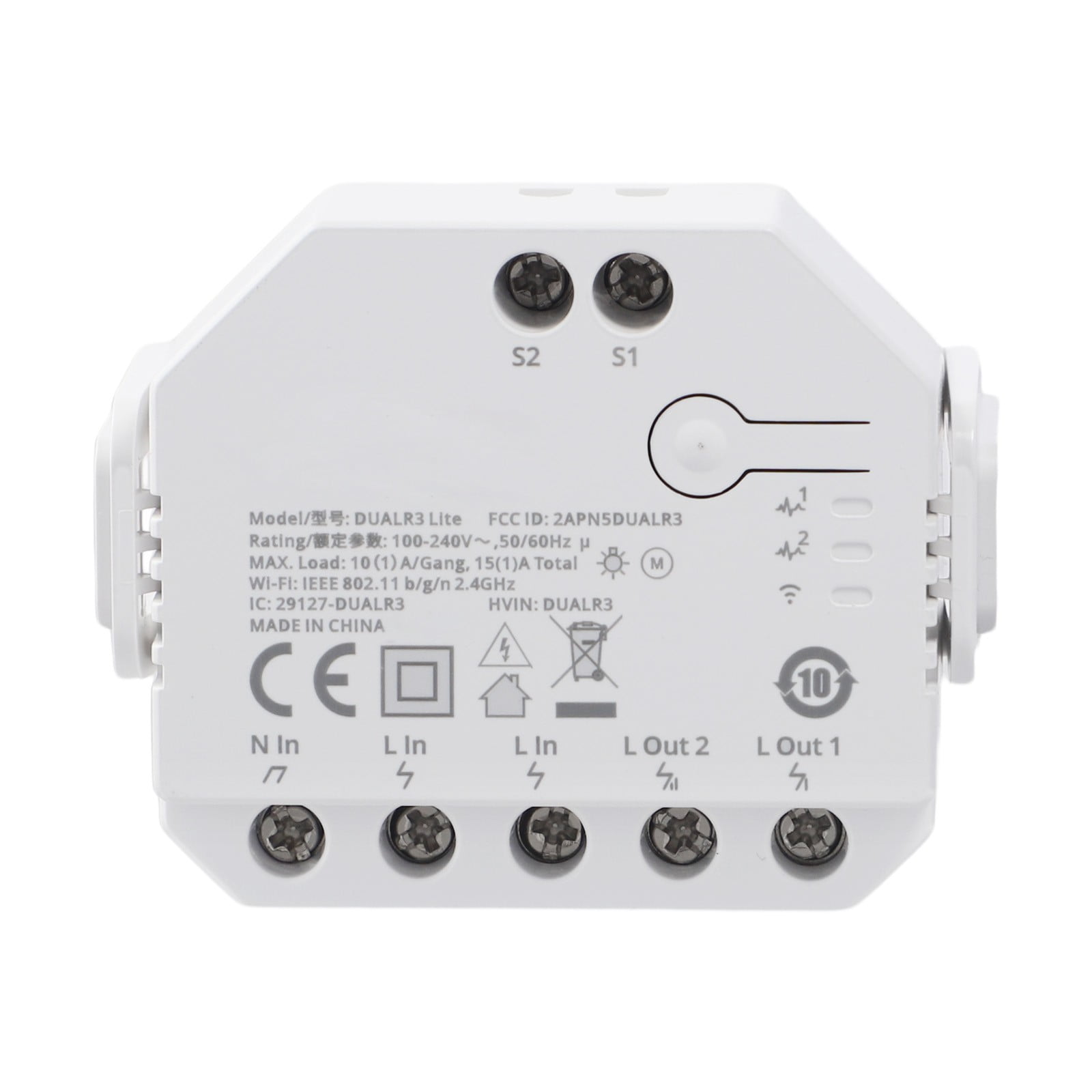 Dualr3/Lite 2Way Switch Smart Home Refit Wireless App Remote Control ...