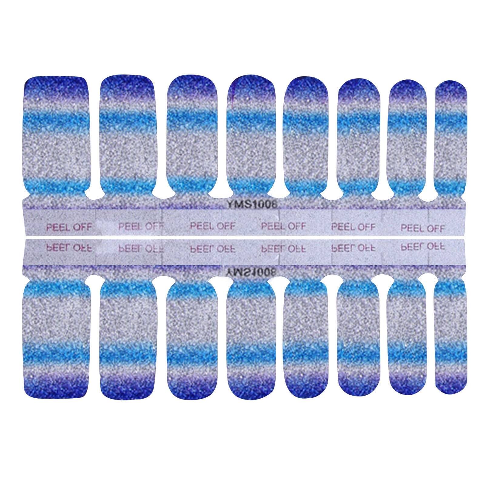 Duanminxi Nail Stickers Color Street Nails Strips Pedicure Nail ...