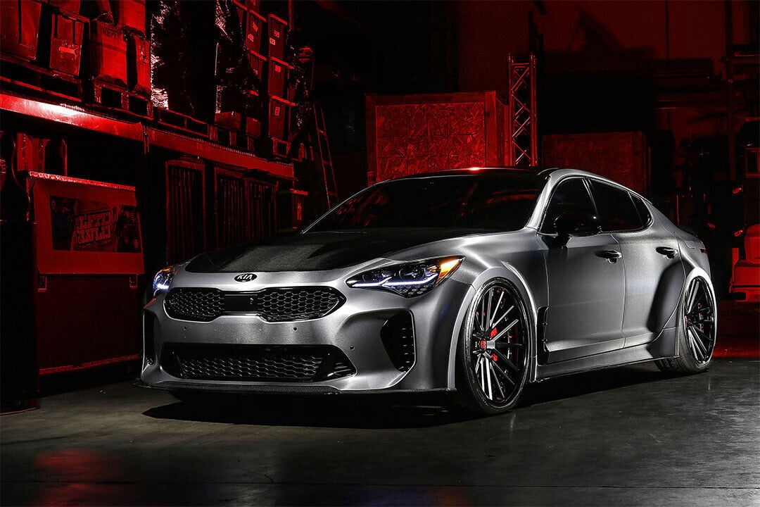 Dub Kia Stinger G Sports Car Luxury Car Wall Poster - 24x36 Inch Glossy ...