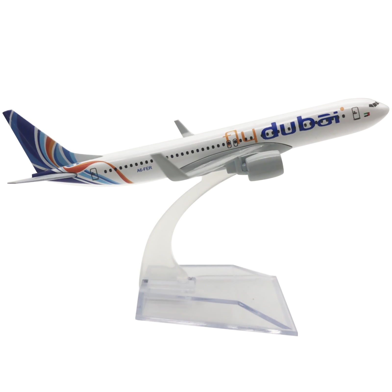 Dubai Airlines B737 Diecast Model Airplane 1:400 Scale, Perfect for ...