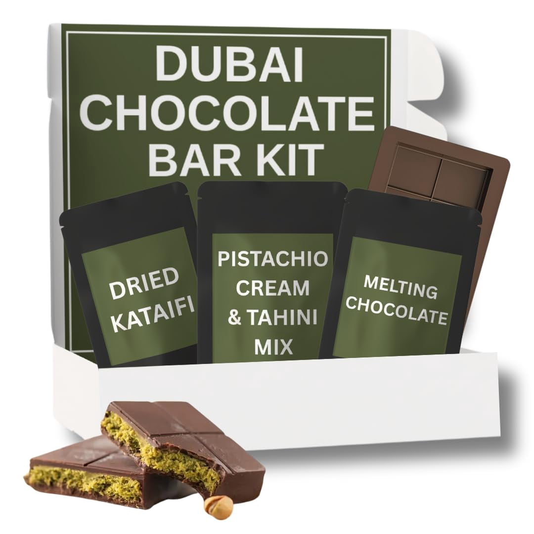 Dubai Chocolate Bar Kit AKF18 Master, Includes Pistachio Cream & Tahini ...