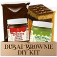 Dubai Chocolate DIY Kit - Dubai Brownie Creation Set with Browni Powder ...