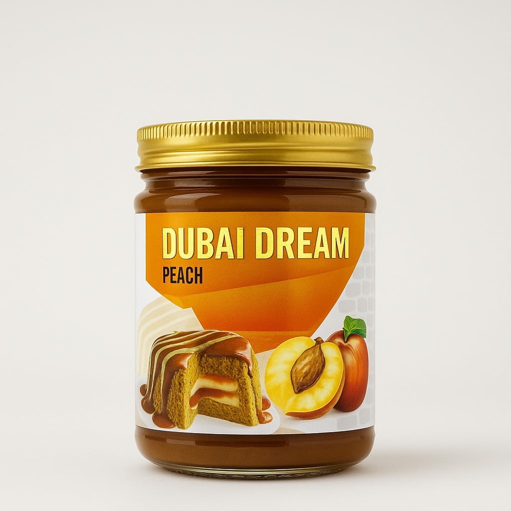 Dubai Dream – Dubai Chocolate Pistachio with Peach Cream Filling ...