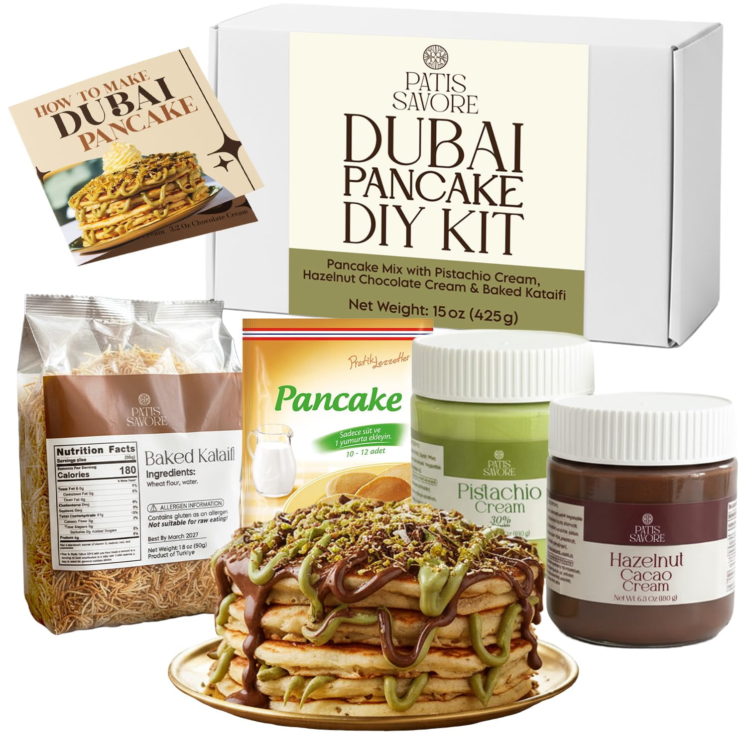 Dubai Pancake DIY Set BCF26 - All-in-One Chocolate Pancake Kit | Viral ...