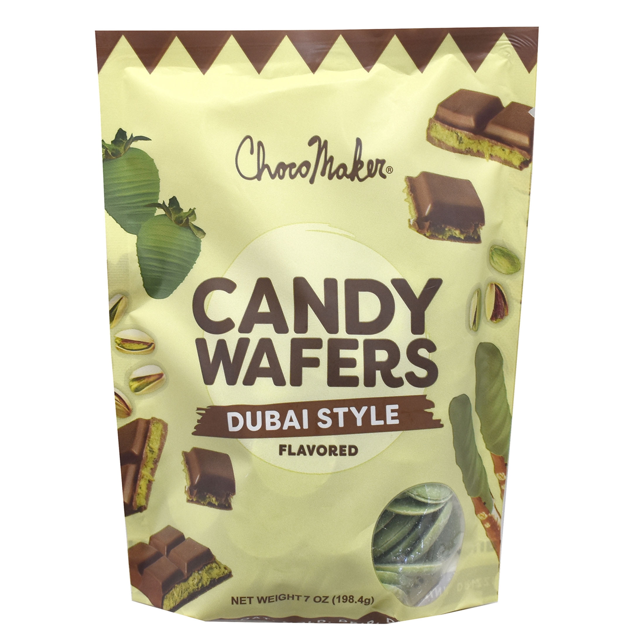 ChocoMaker Dubai Style Chocolate Candy Wafers 7oz, Gluten Free ...