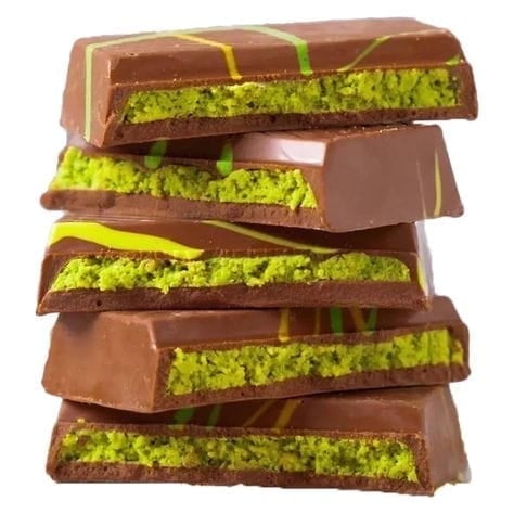 Dubai-Inspired Chocolate Bar- Handmade in USA with Pistachios (200g ...