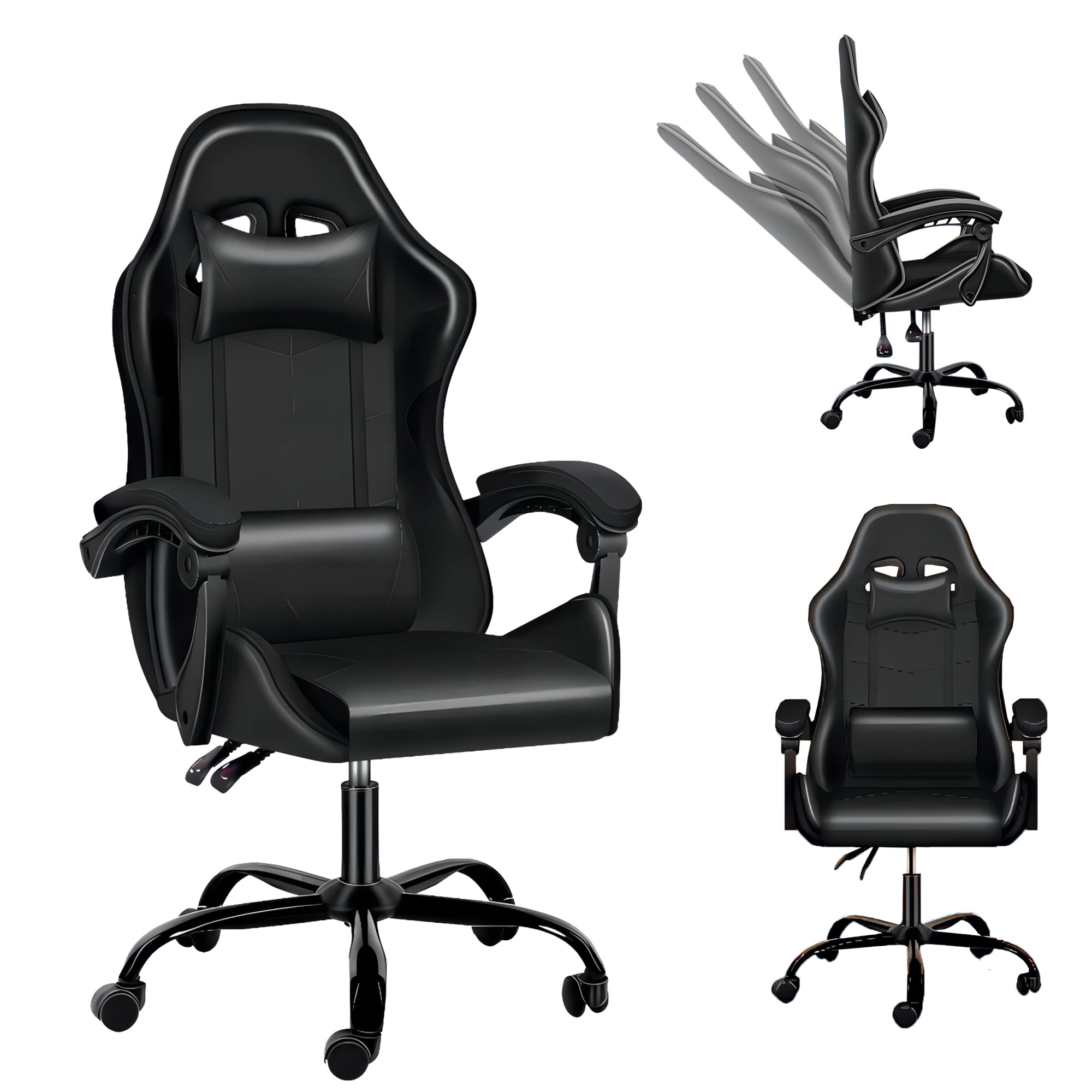 Dubbin Gaming Chair Office Chair High Back Computer Chair PU Leather ...