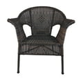 Dubbin Outdoor Wicker Stacking Dining Chair Rattan Indoor-Outdoor ...