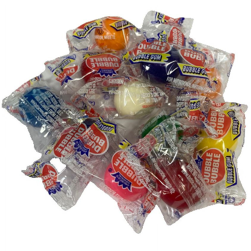 Dubble Bubble Assorted Wrapped Gumballs 3 lb Bulk Bag - Walmart.com