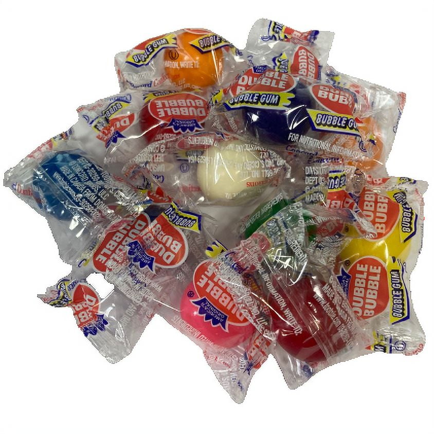 Dubble Bubble Assorted Wrapped Gumballs 3 lb Bulk Bag - Walmart.com