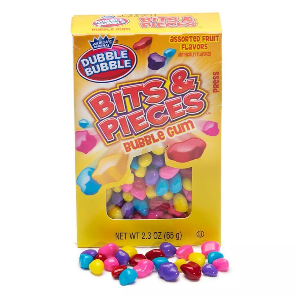 Dubble Bubble Bits & Pieces - Bubble Gum Pieces - 4 PACKS FREE SHIPPING ...