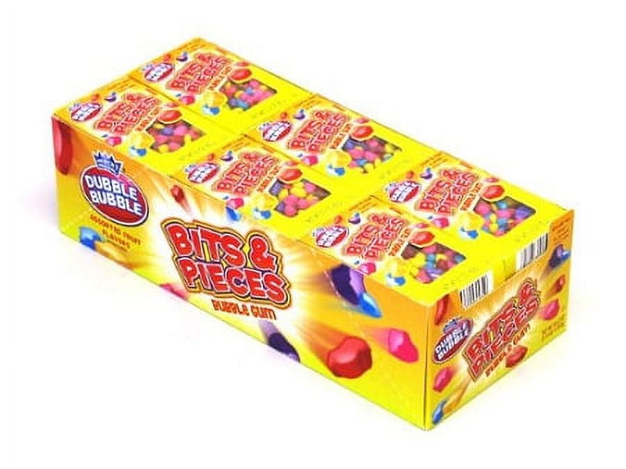 Dubble Bubble Bits and Pieces Gum, (Pack of 24) - Walmart.com