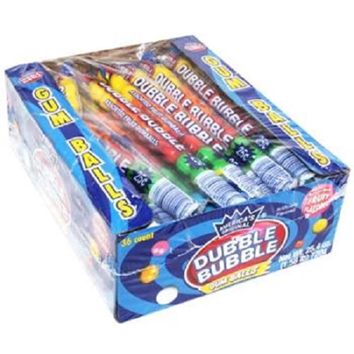 Dubble Bubble, Gum Balls Assorted 25C, Count 36 (4S) - Gum / Grab ...