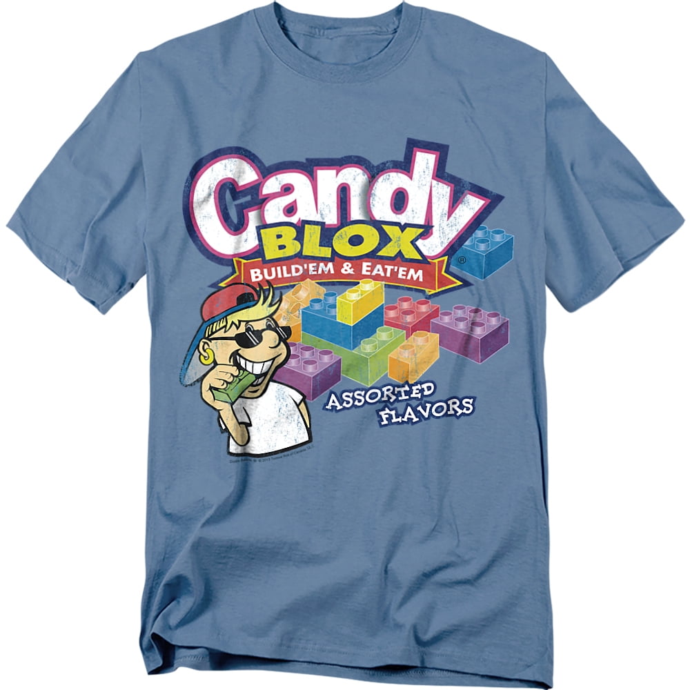 Dubble Bubble Men's Candy Blox T-shirt Blue - Walmart.com