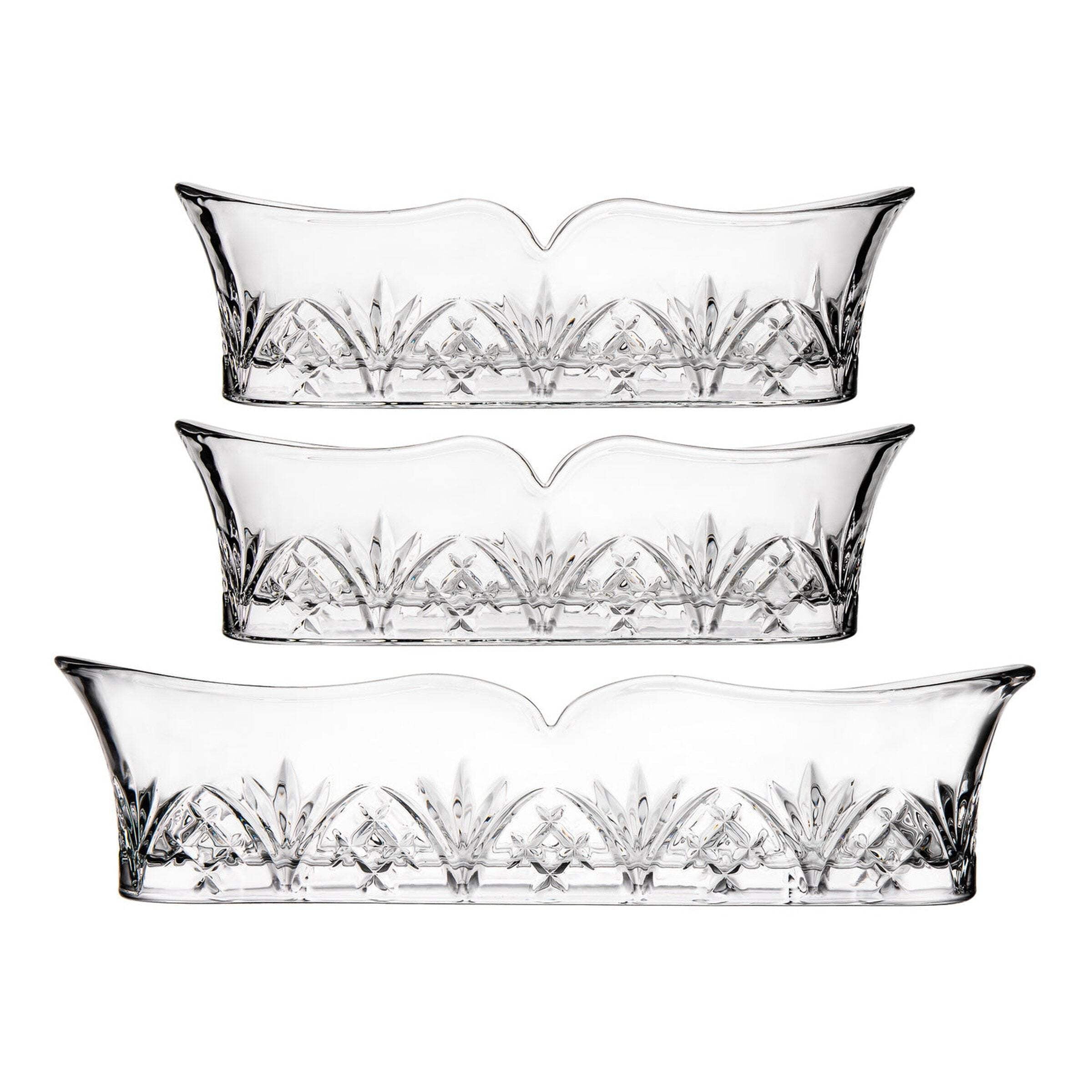 Dublin Crystal 3 Piece Flatware Caddy Set - Walmart.com