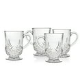 Godinger Dublin Crystal Footed Mug, Set of 4 - Walmart.com