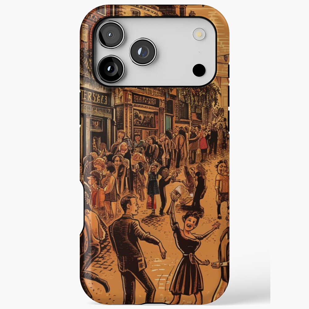 Dublin Ireland Vintage Travel Artwork iPhone Case 17 16 15 14 13 12 11 ...