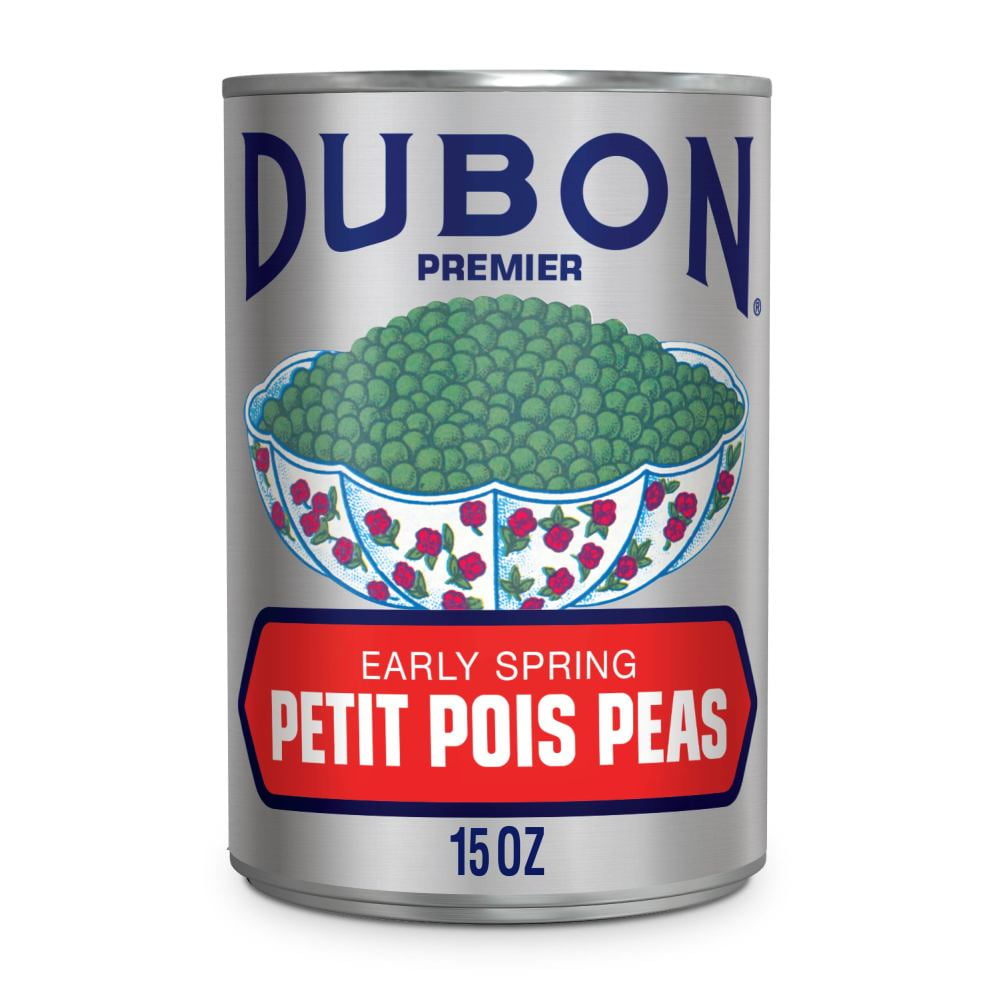 Dubon Premier Small Early June Petit Pois Peas, Canned Green Peas, 15 ...