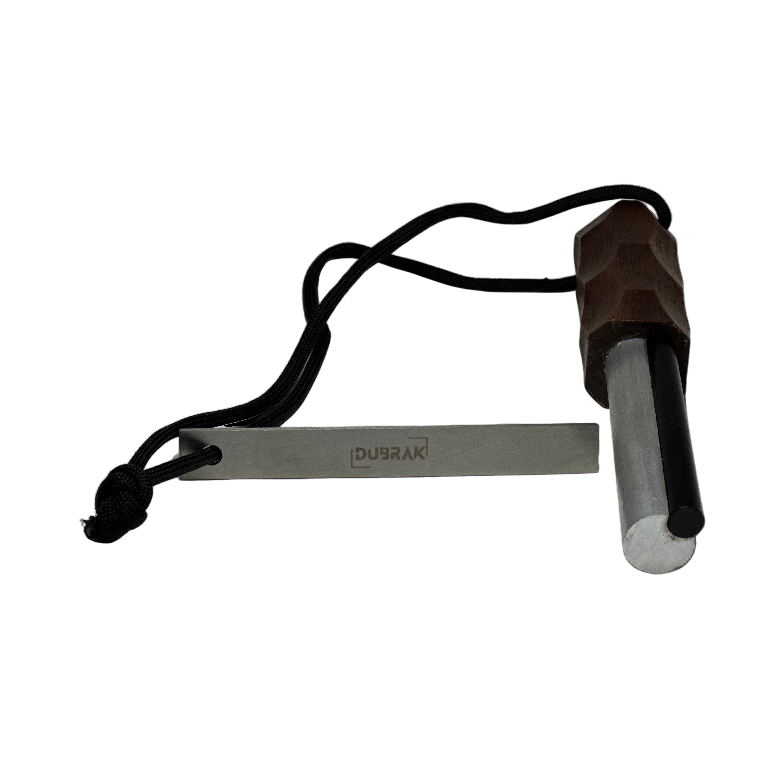 Dubrak Heavy-Duty Magnesium Ferro Rod Fire Starter (12,000 Strikes ...