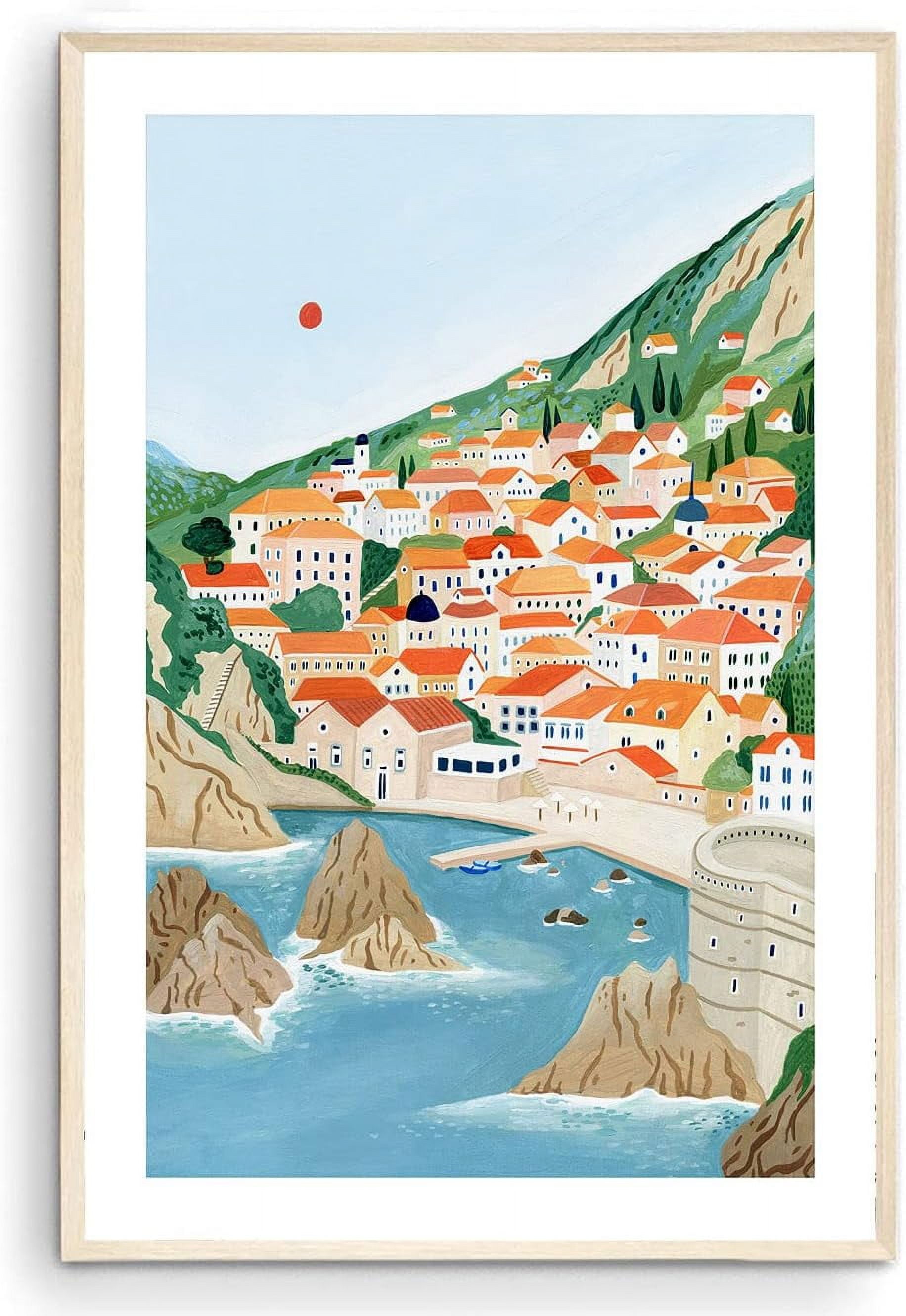 Dubrovnik Art Print, Croatia Art, Dubrovnik Poster, Travel Gift ...