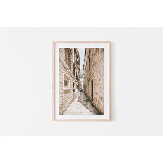Dubrovnik Wall Art Print: Old Town Croatia, Mediterranean Decor Poster ...