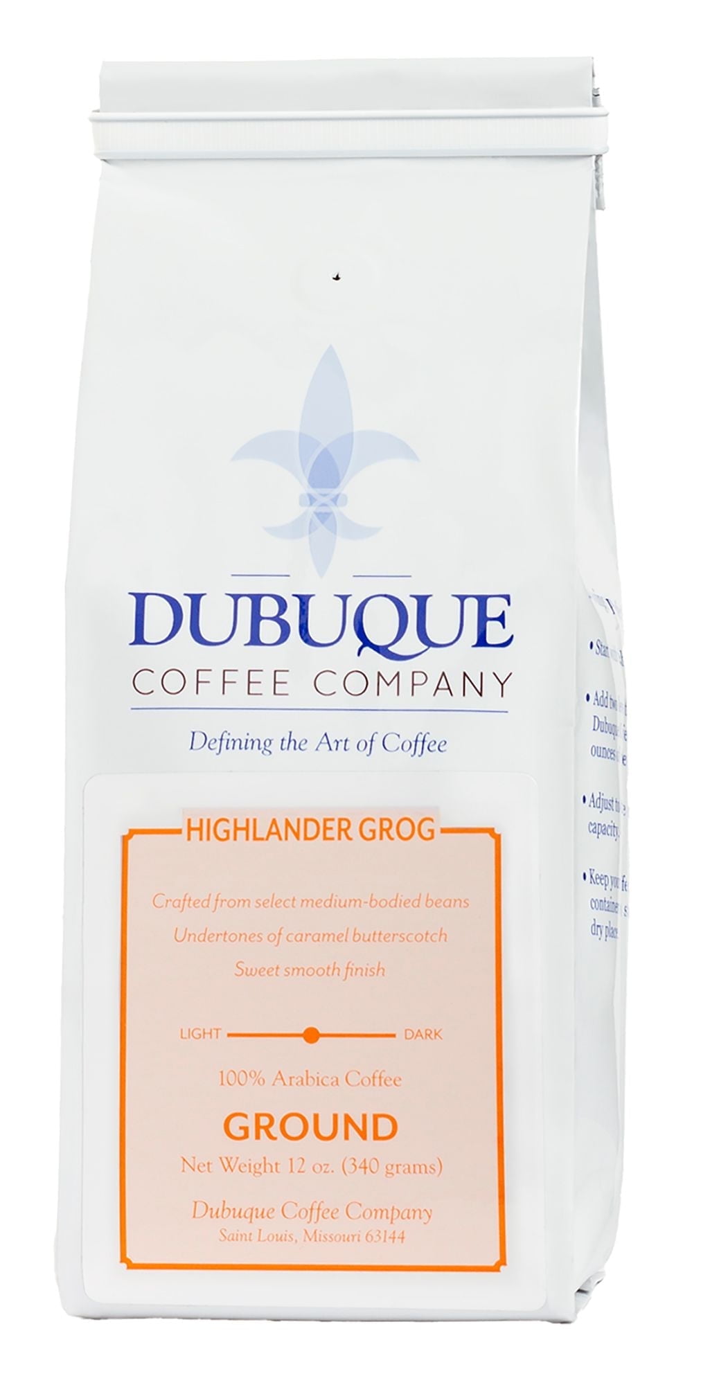 Dubuque Coffee Company's Highlander Grog Flavored Ground Coffee, 12oz ...