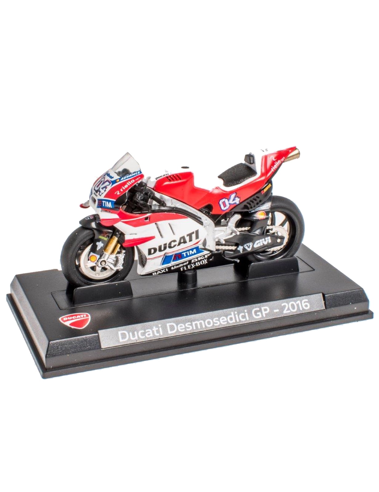 Ducati Desmosedici GP Dovizioso #4 (2016) 1:24 scale Diecast Model ...