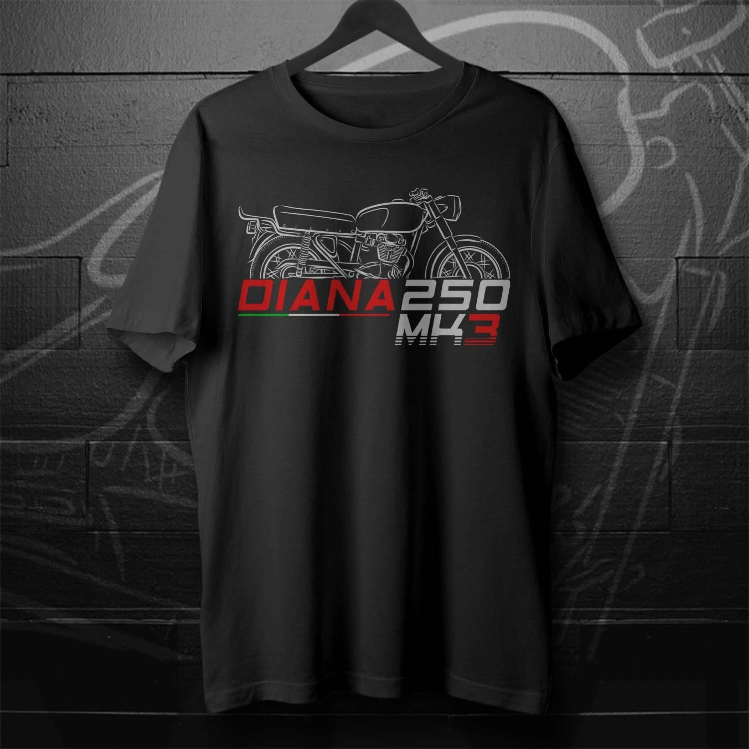Ducati Diana 250 Mk3 1962-1966 - Motorcycle T-Shirt for Riders ...