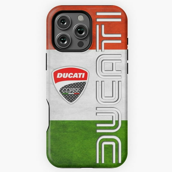 Ducati Italy Flag Racing Phone Case for iPhone 16 15 14 13 12 11 Pro ...