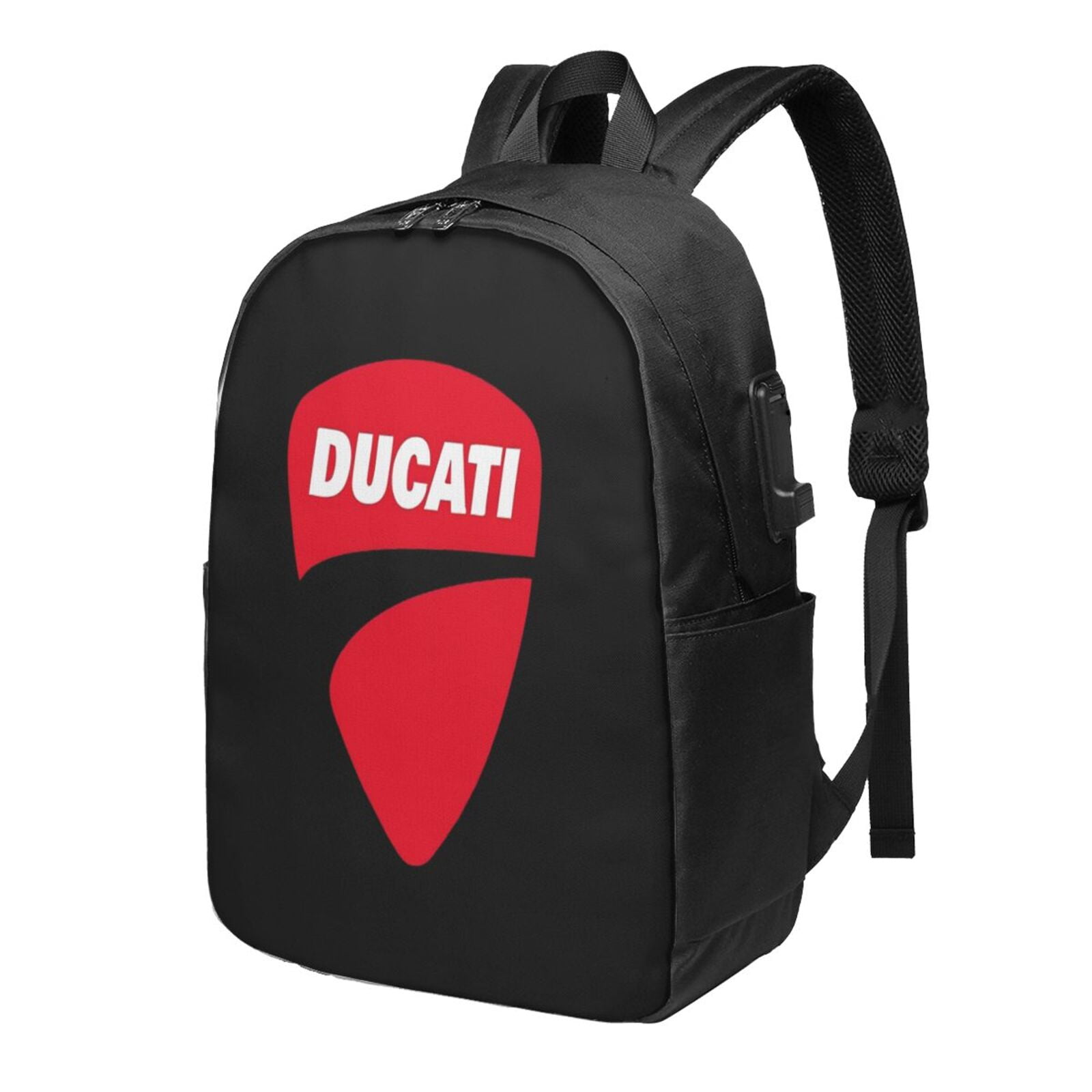 Ducati Logo Backpack Fashion Travel Backpack Laptop Backpack 17 Inch ...