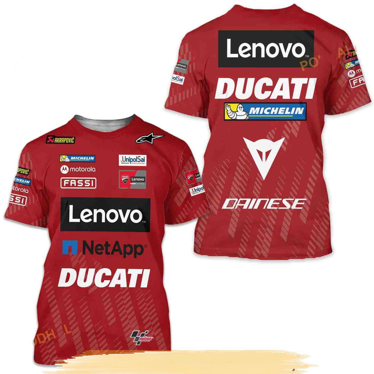 Ducati Racing Moto Gp 3D Shirt - Walmart.com