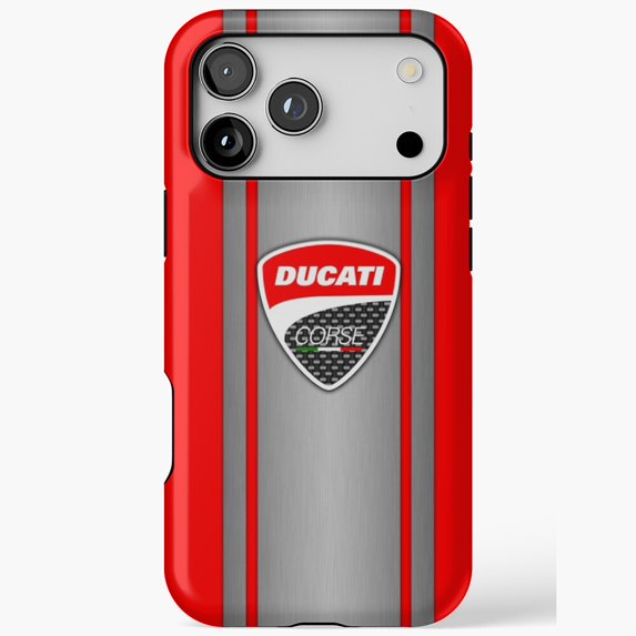Ducati logo themed clean design iPhone Case 17 to 11 Pro Max - Walmart.com