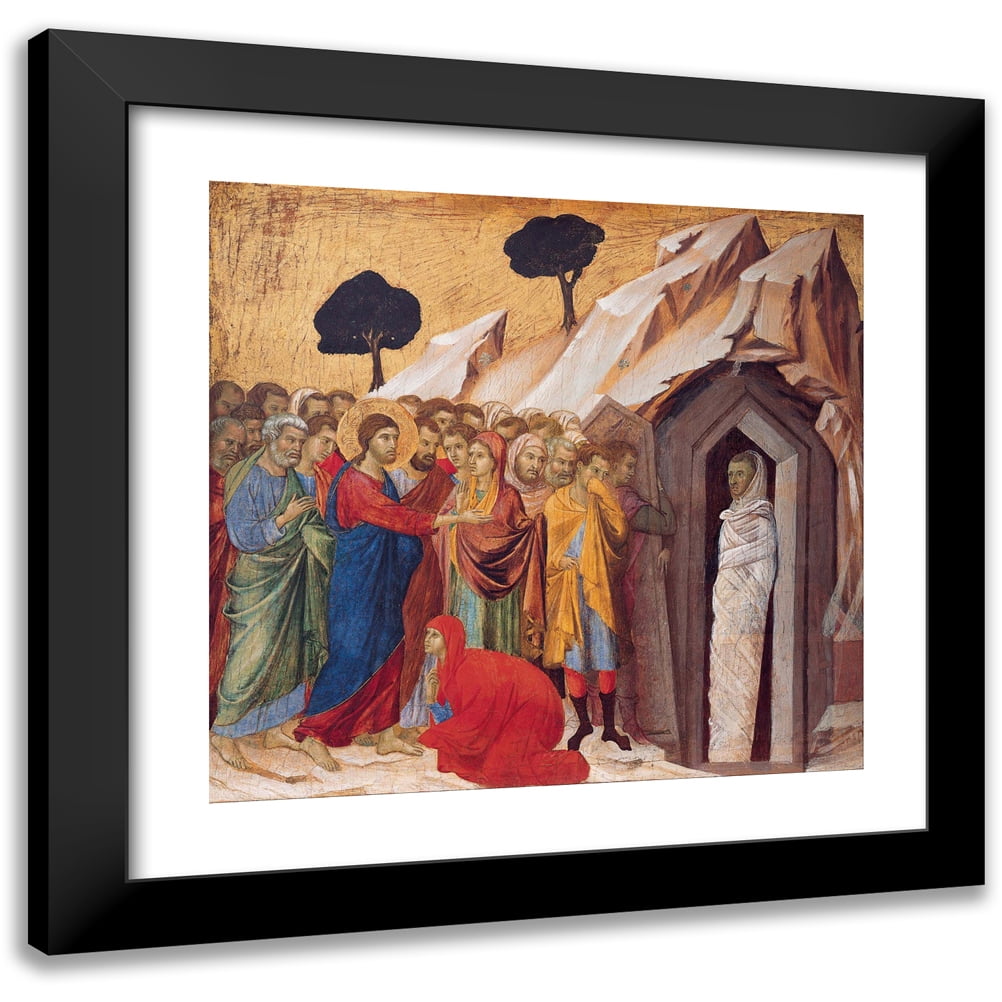 Duccio di Buoninsegna 13x12 Black Modern Framed Museum Art Print Titled ...