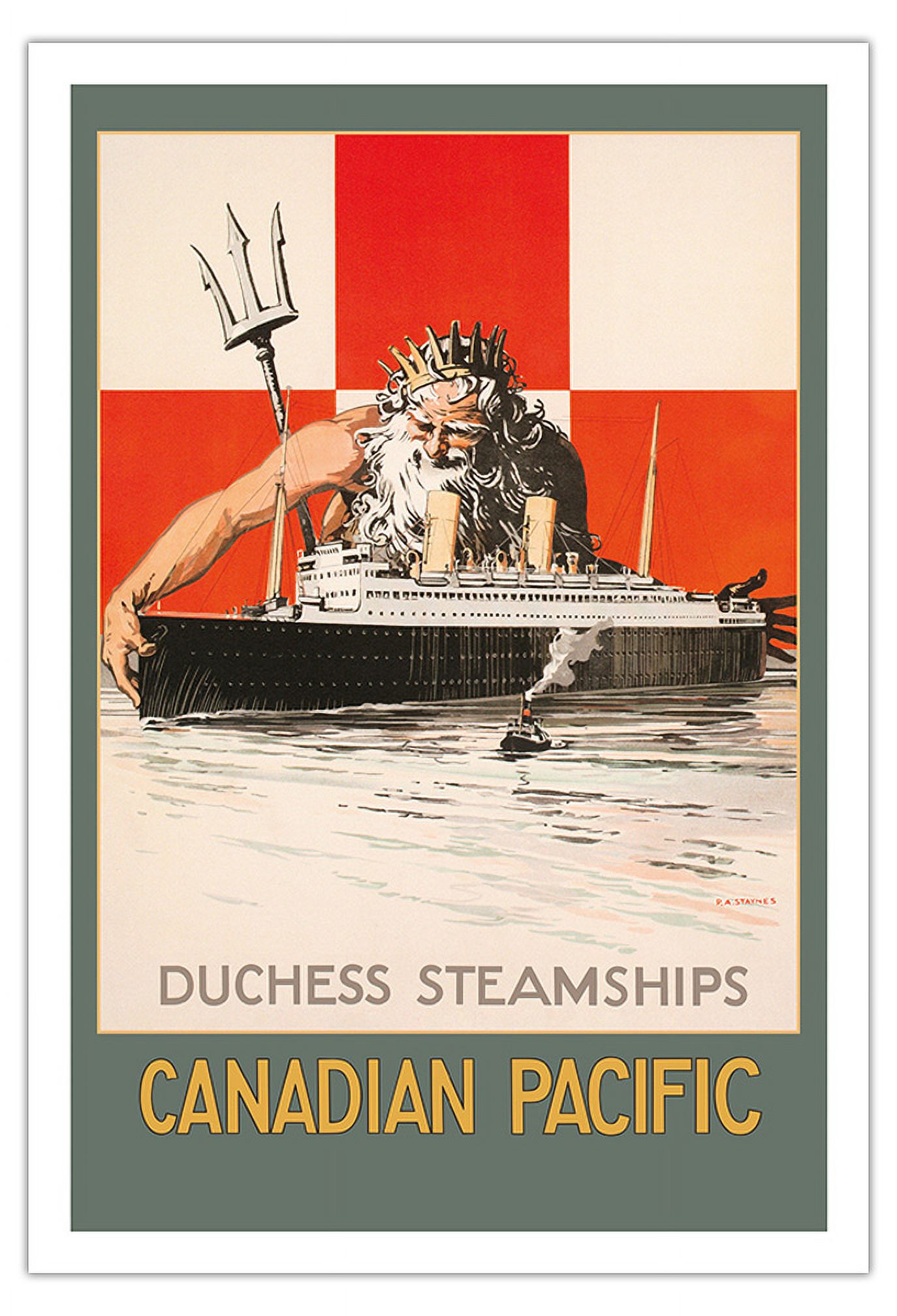 Duchess Steamships - Canadian Pacific - Neptune - Vintage Ocean Liner ...