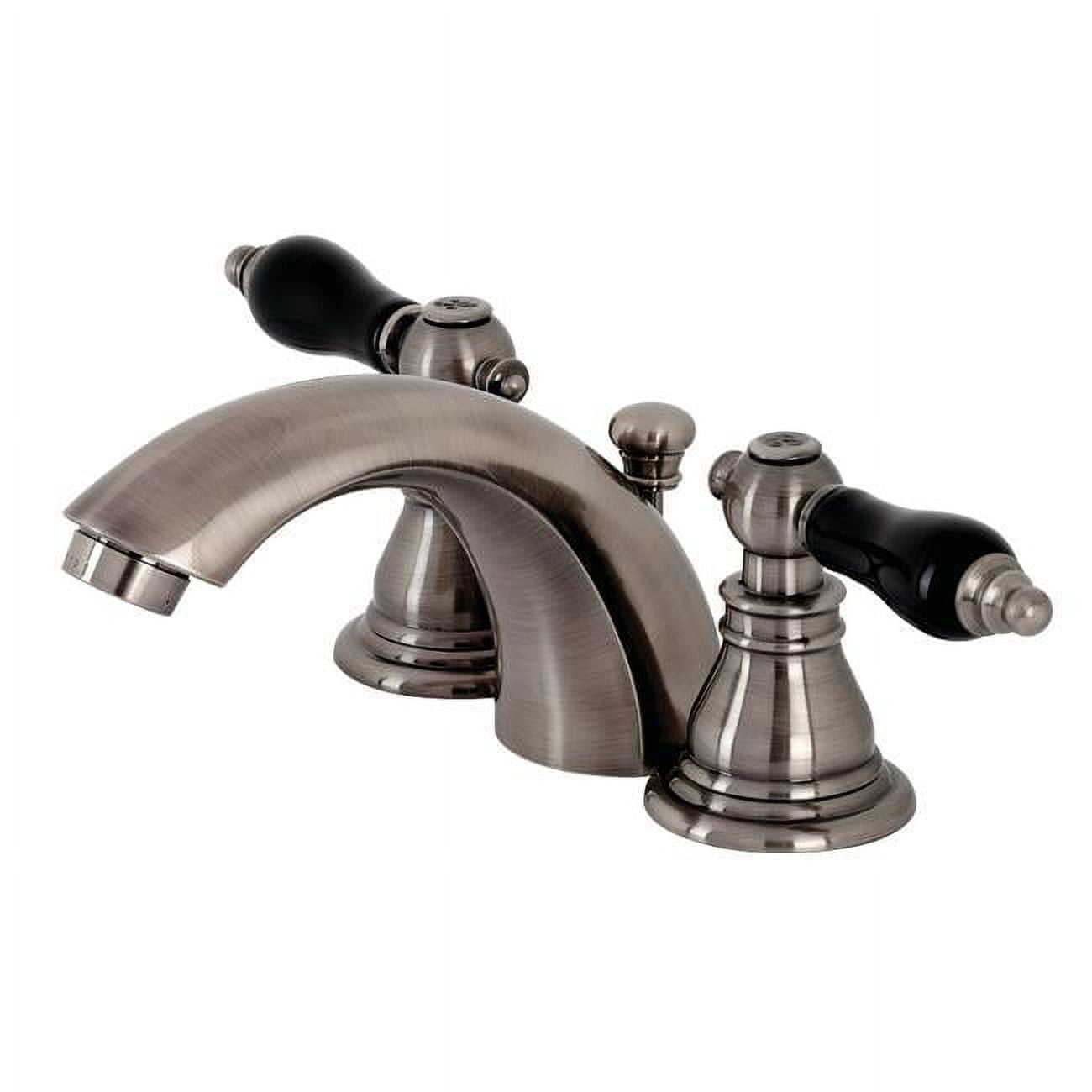 Duchess Widespread Bathroom Faucet with Plastic Pop-Up, Black Stainless - Walmart.com