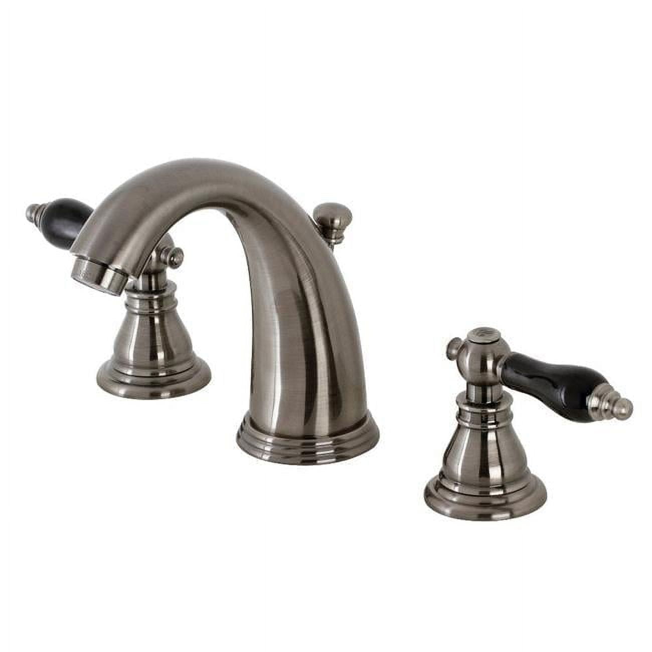 Duchess Widespread Bathroom Faucet with Plastic Pop-Up, Black Stainless - Walmart.com