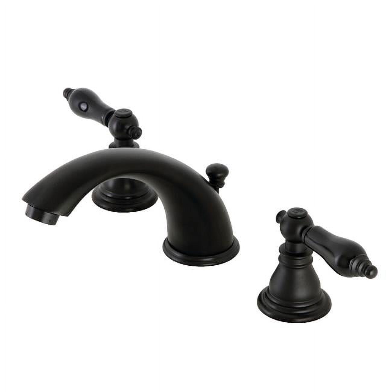 Duchess Widespread Bathroom Faucet with Plastic Pop-Up, Matte Black - Walmart.com