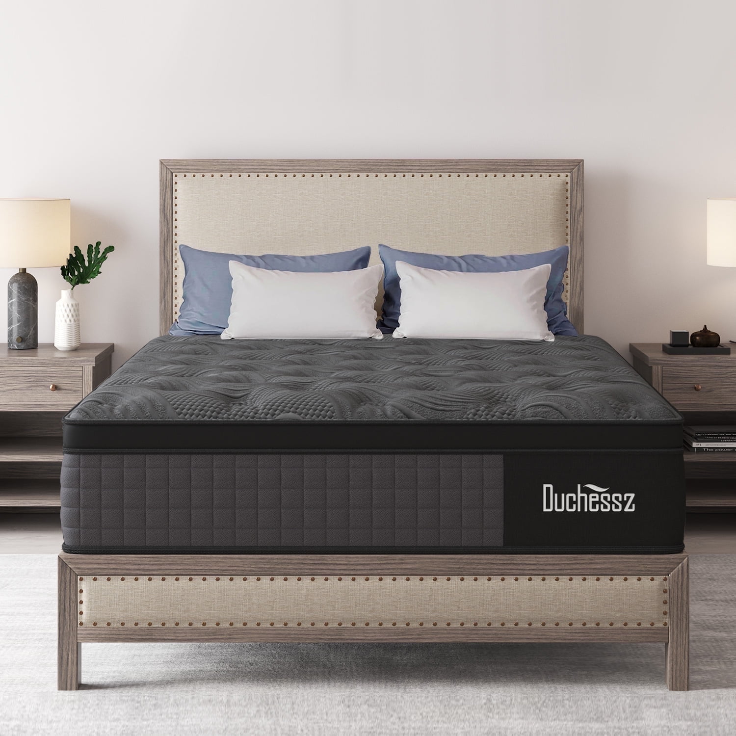 Duchessz 14inch Queen Mattress with Gel Memory Foam Hybrid Mattress in ...