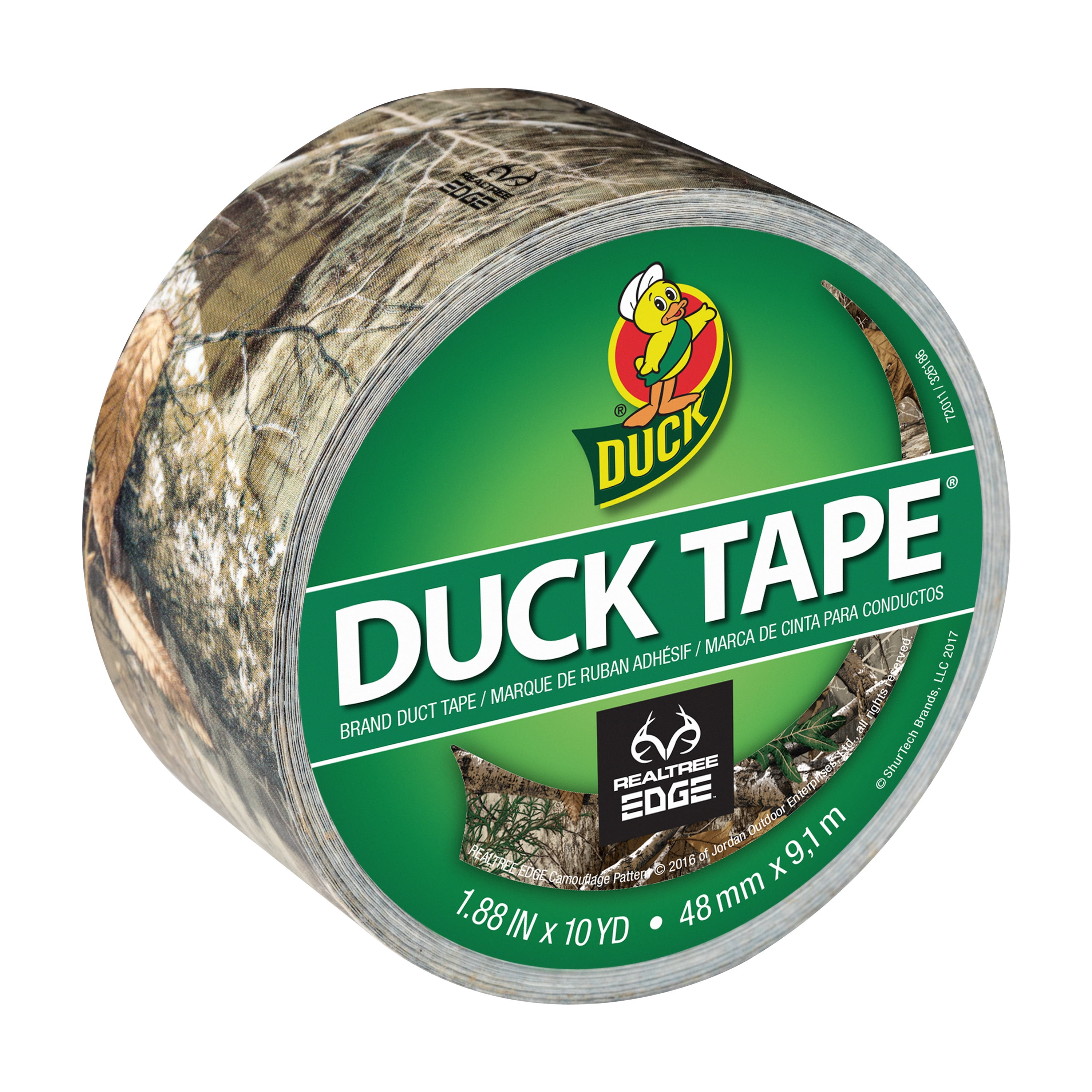 Duck Brand, Duct Tape, 1.88 in. x 10 yd. Realtree Edge Camo - Walmart.com