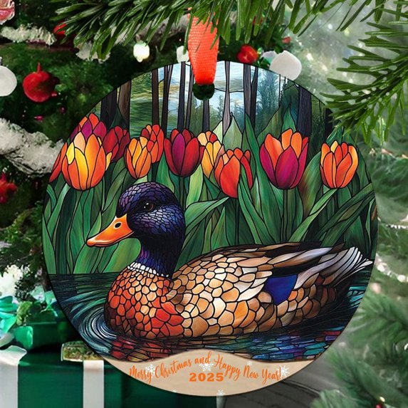 Duck 12 Christmas Ornament, Xmas Hanging Ornament, Mother’S Day ...