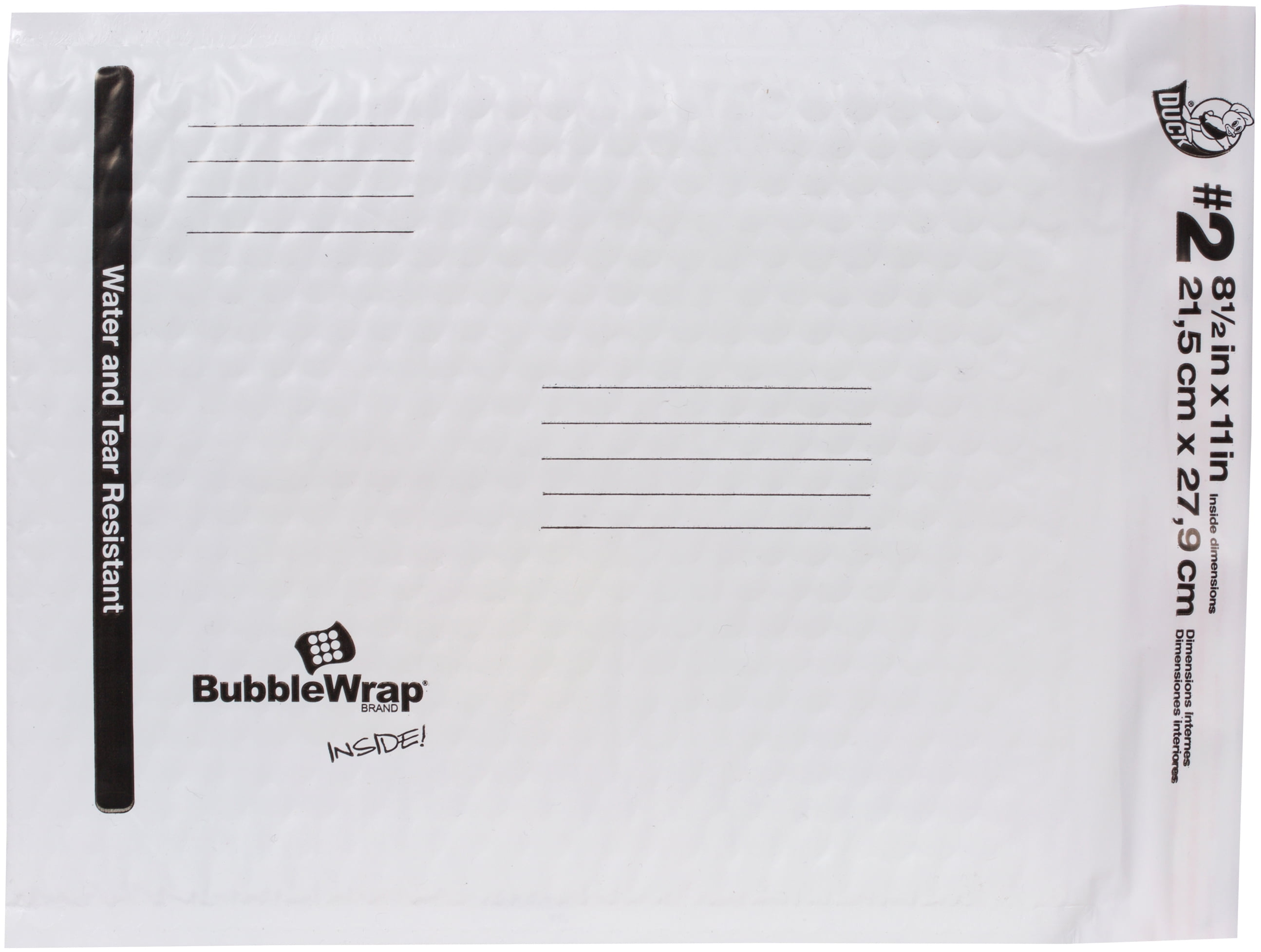 Duck #2 Bubble Lined Poly Envelope 8.5"X11"- - Walmart.com