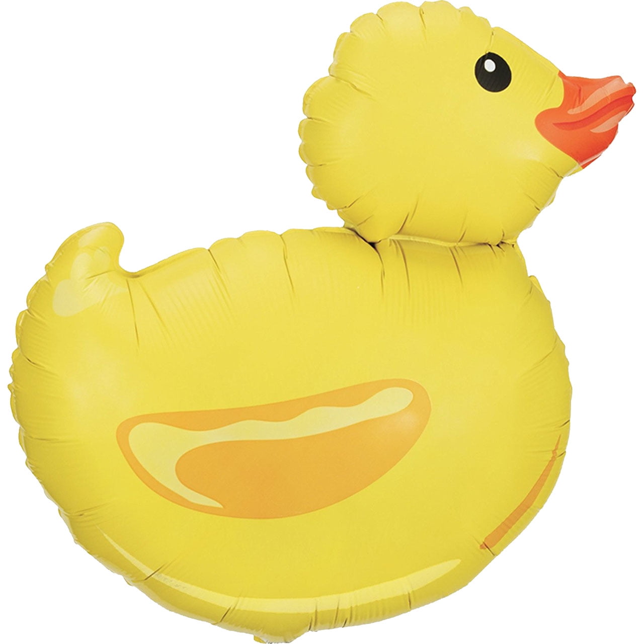 Duck 24" Yellow Rubber Ducky Super Shape Mylar Foil Baby Shower Welcome ...