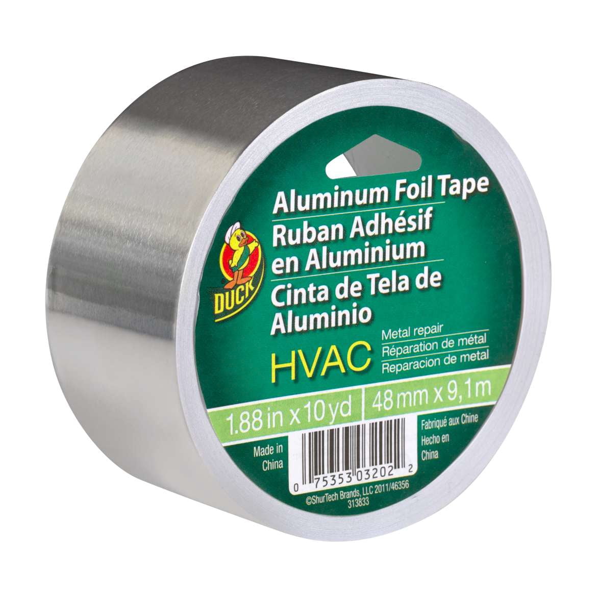 Duck 280416 HVAC Metal Repair Aluminum Foil Tape 1.88 in. x 10 Yard ...