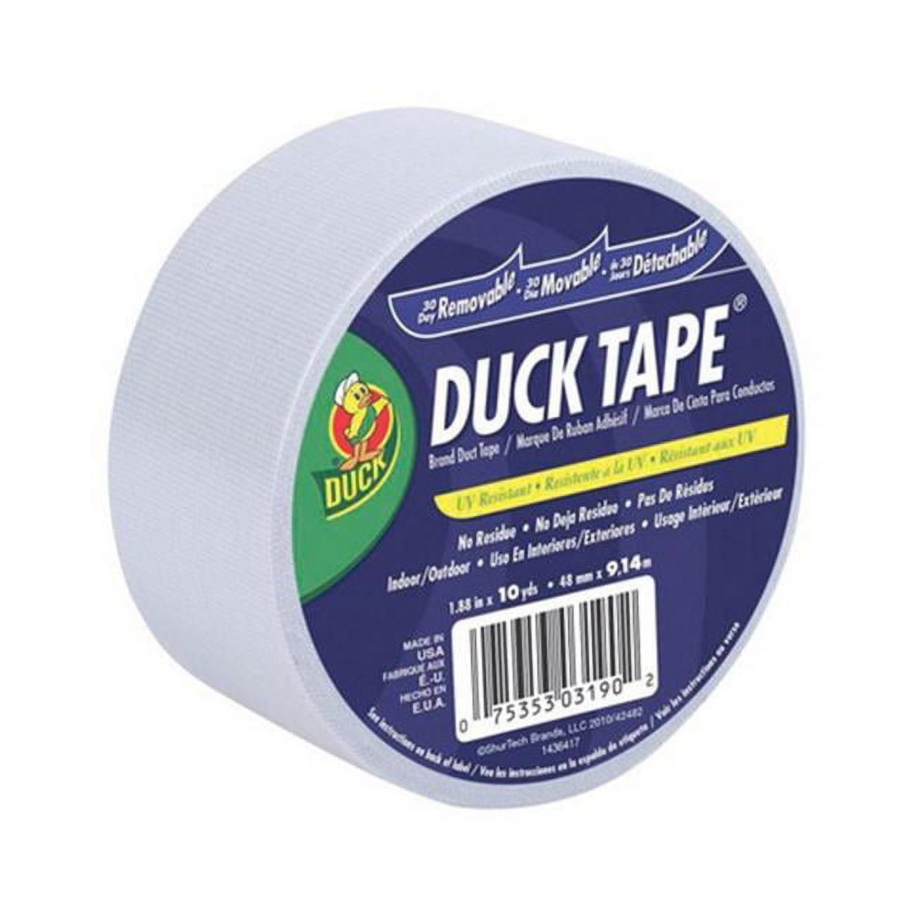 Duck 528183 White Removable Duct Tape - Walmart.com